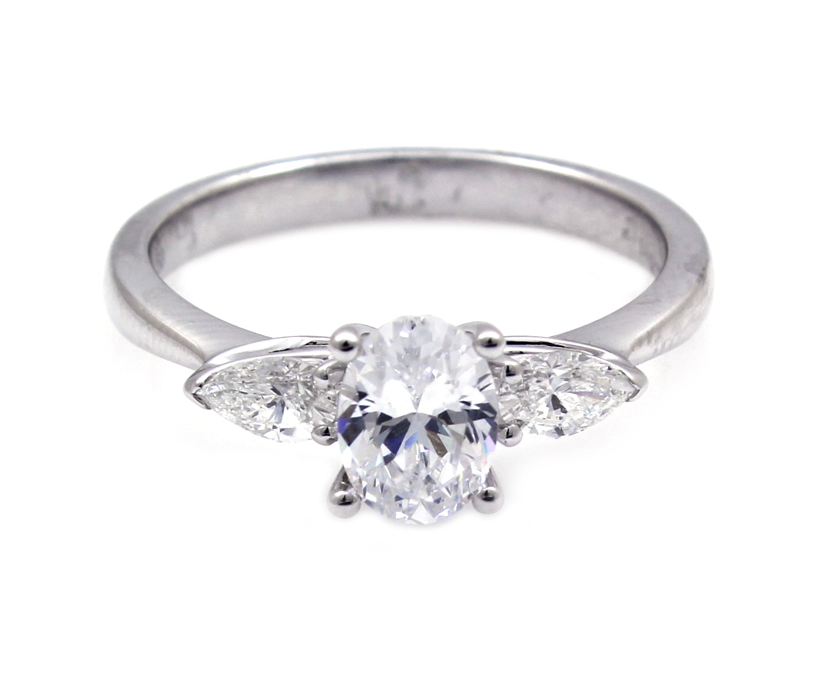 Oval with Pear Diamonds Engagement Ring – Sorrel Sky Gallery