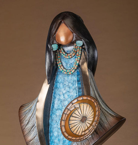 Moon | Hopi Sculpture | Seyesnem | Native American Art – Sorrel Sky Gallery