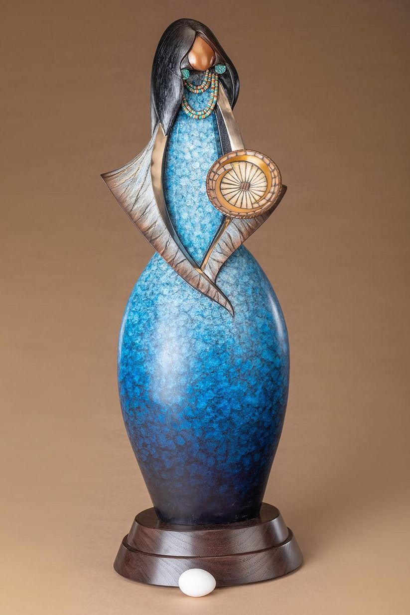 Moon | Hopi Sculpture | Seyesnem | Native American Art – Sorrel Sky Gallery