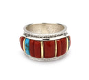 Cornrow Inlay | Darry & Rebecca Begay Jewelry | Sorrel Sky Gallery