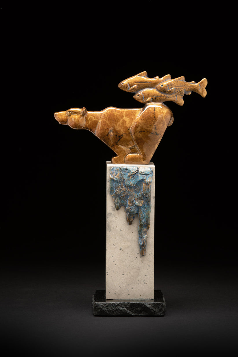 Against the Wind | Swan Bronze | Tim Cherry – Sorrel Sky Gallery