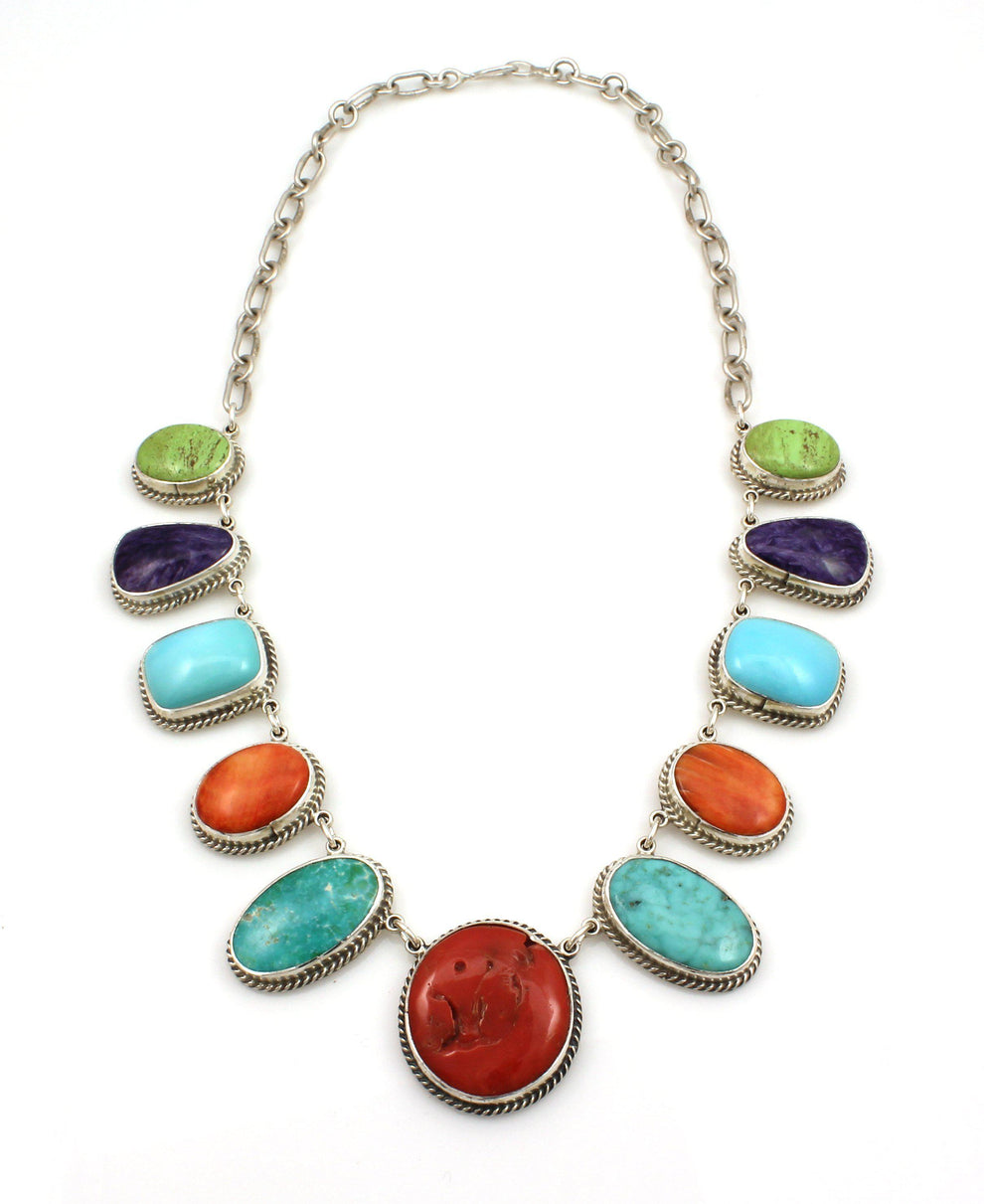 11 Stone Link Necklace – Sorrel Sky Gallery